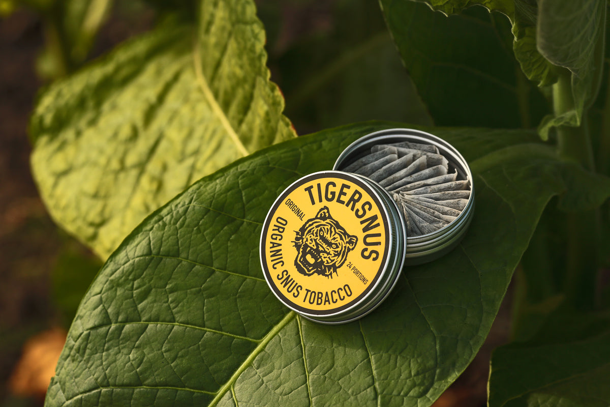 Tigersnus - Organic Snus, Nicotine Pouches and Smokeless Alternatives